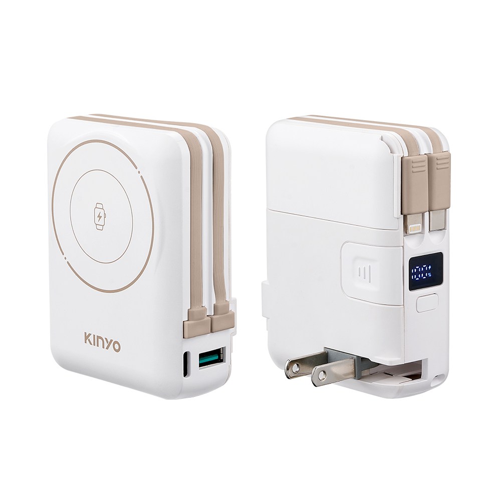 kinyo 9合一萬用AC行動充 白 KPB-2656W｜家電空調｜特力屋．特力屋線上購物